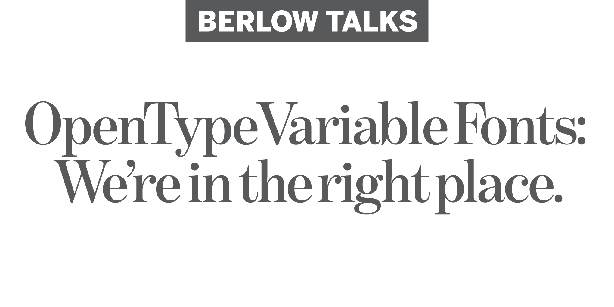 Opentype Font Variations Open Up A World Of Possibilities