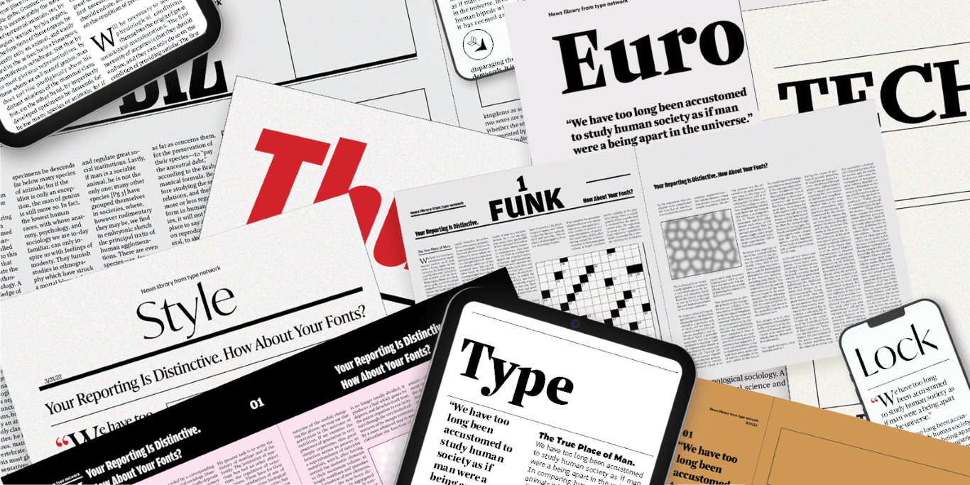 NEWS LIBRARY FROM TYPE NETWORK · Type Network