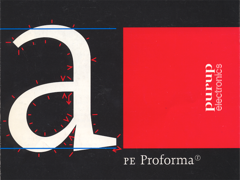 Original Proforma brochure for Purup Electronics · Type Network