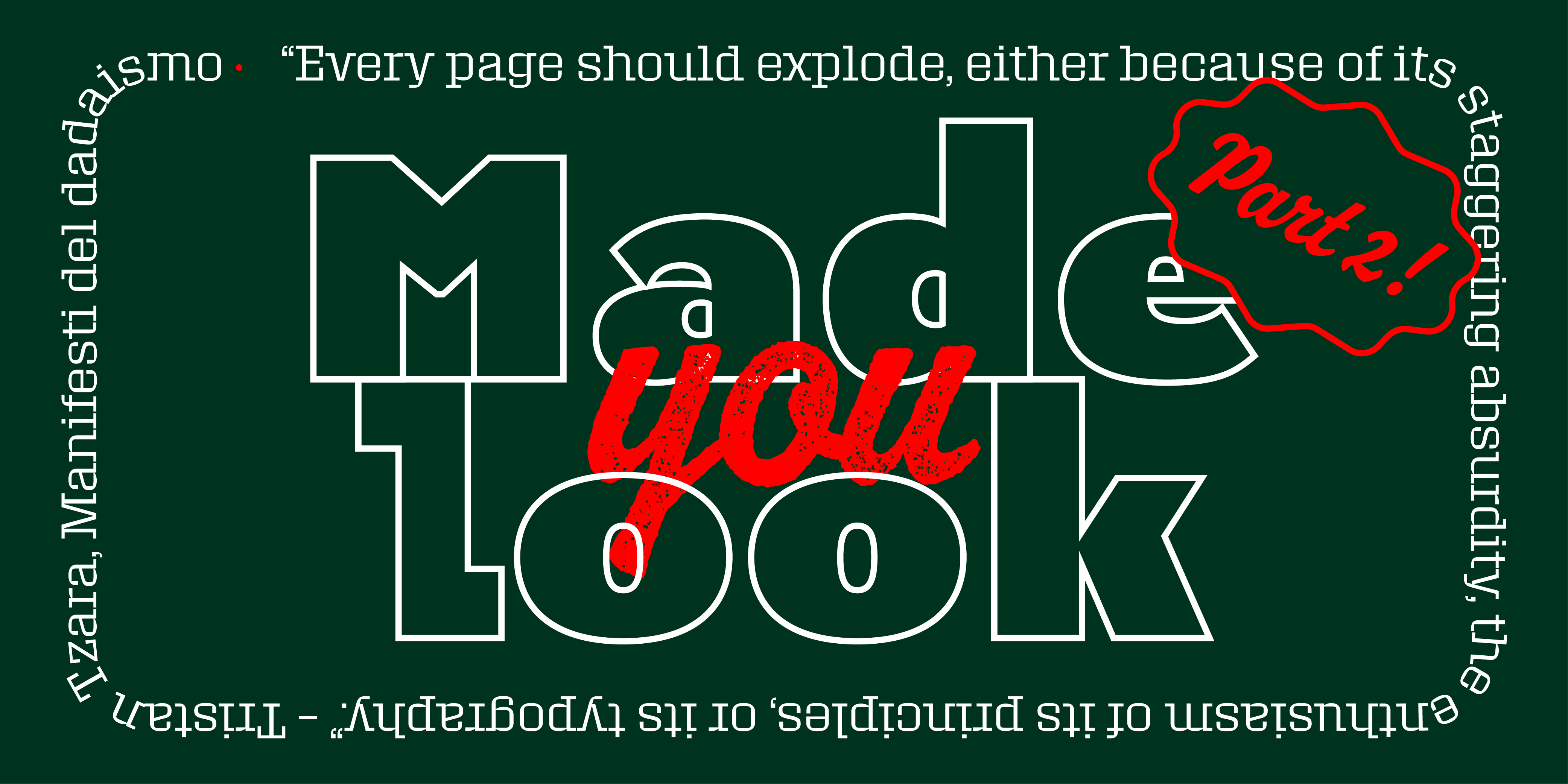 Five ways to say it loudly